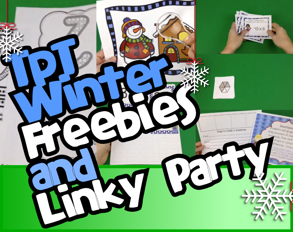 Winter Freebie Linky and Video! - It's Simply Elementary