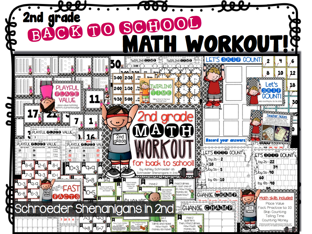 Math Activities for Back to School with a FREEBIE - It's Simply Elementary