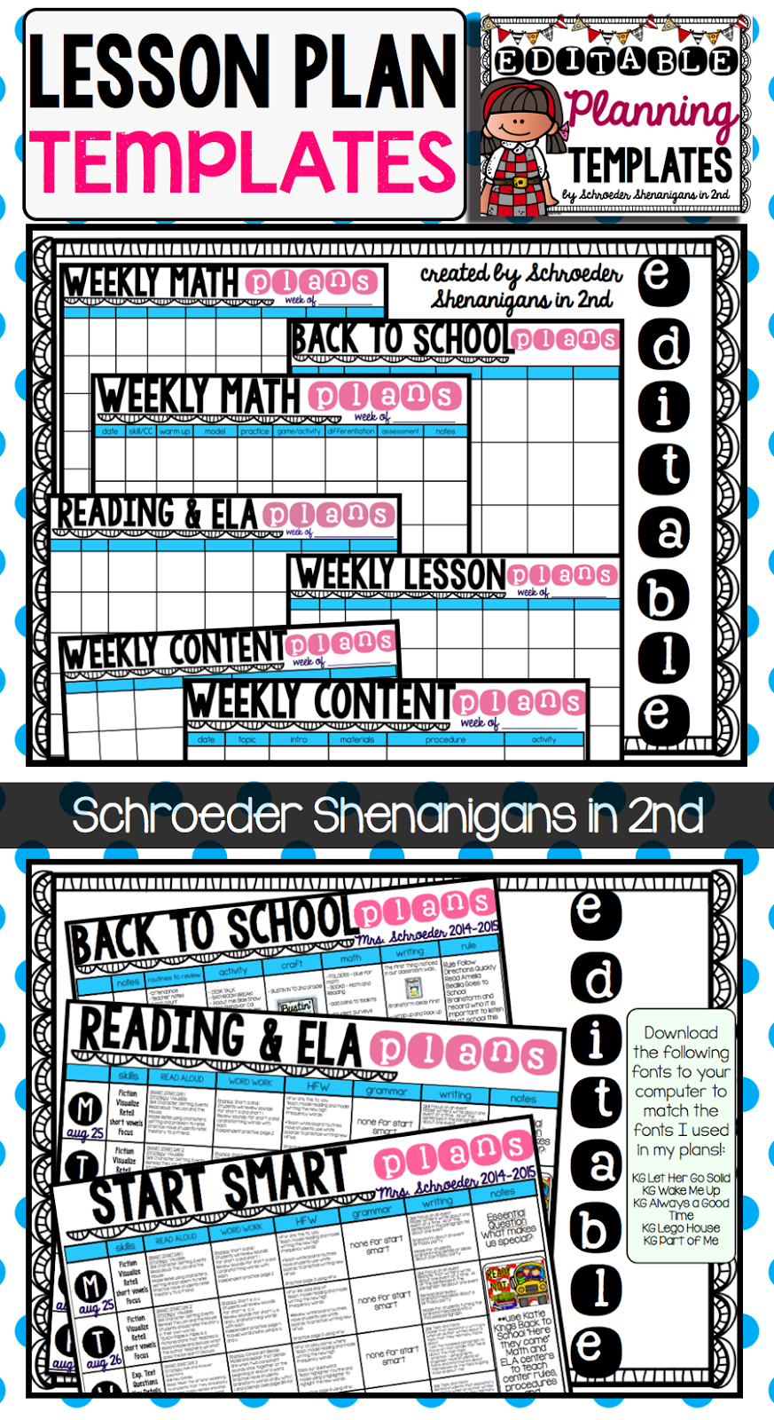 WEEKEND WARRIORS - Kid Work Display and my EDITABLE lesson plan ...